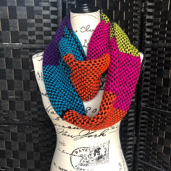 Aeropostale | Accessories | Aeropostale Neon Rainbow Infinity Scarf ...